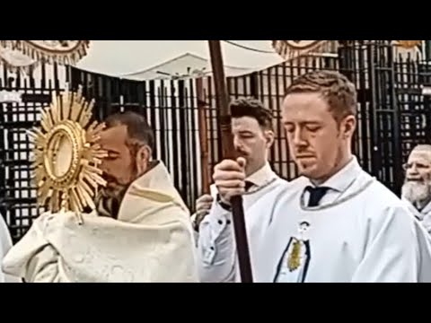 Thousands of people walk in Eucharistic Procession, around Derry City ...