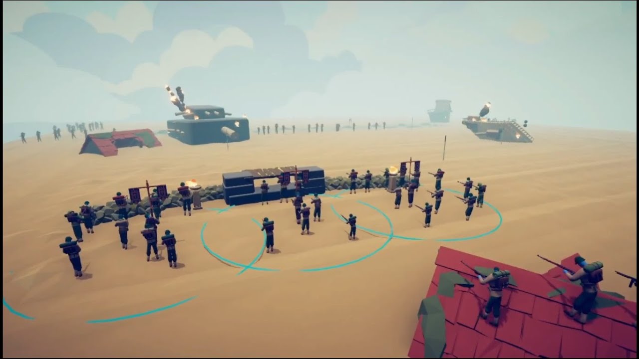 WW2 US Soldiers vs WW2 Japan Imperial Soldiers TABS - Totally Accurate ...