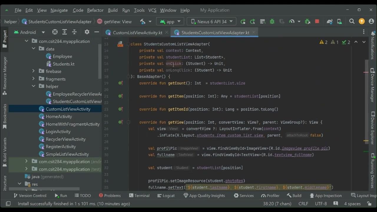 Custom List View Click Listener - YouTube