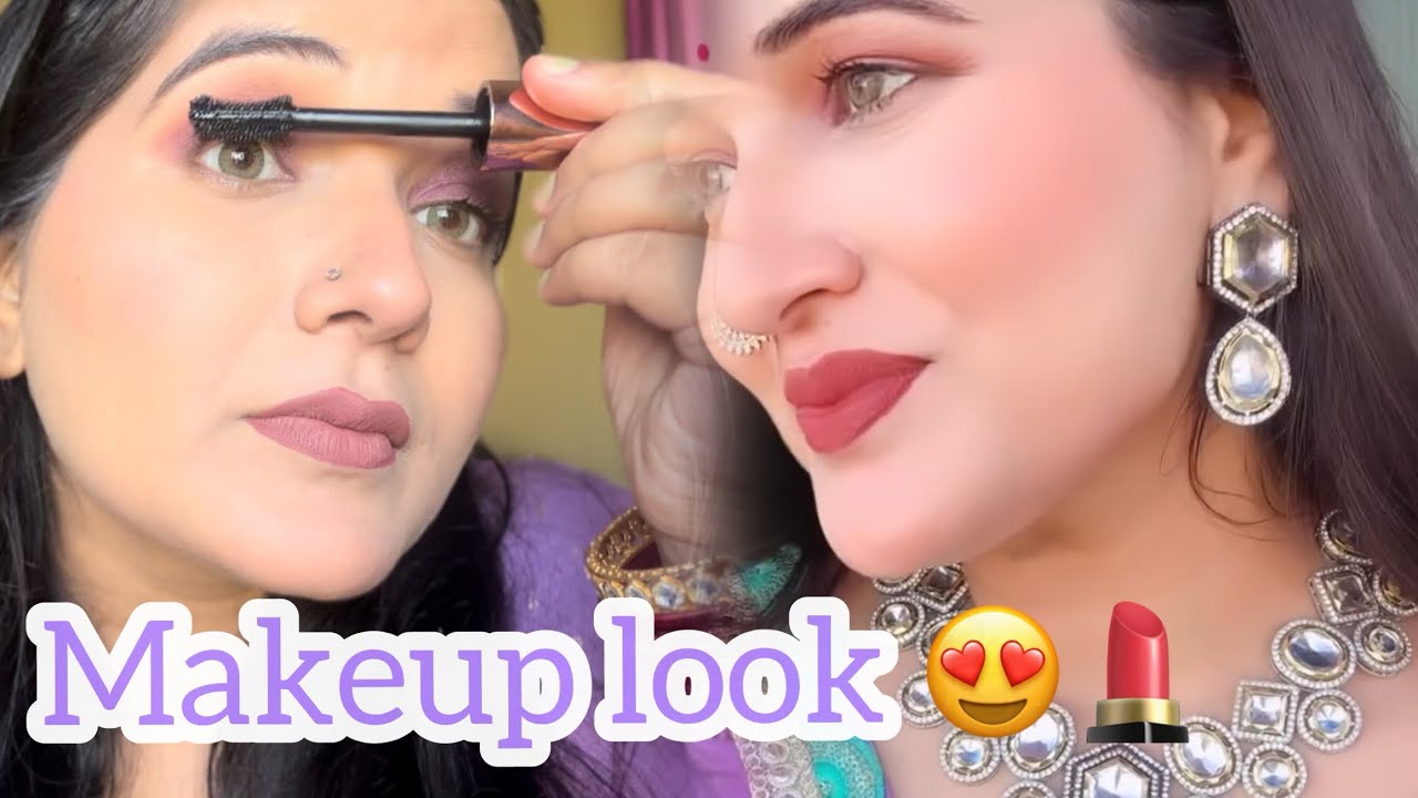 Simple day makeup look 💄😍|| with affordable makeup products ️#makeup#trending#makeuptutorial ...