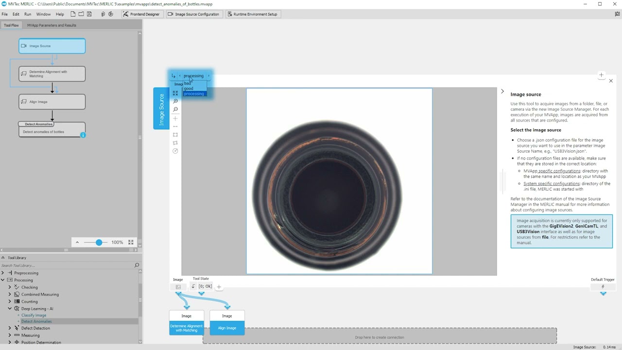 Deep Learning Anomaly Detection with MVTec MERLIC - YouTube