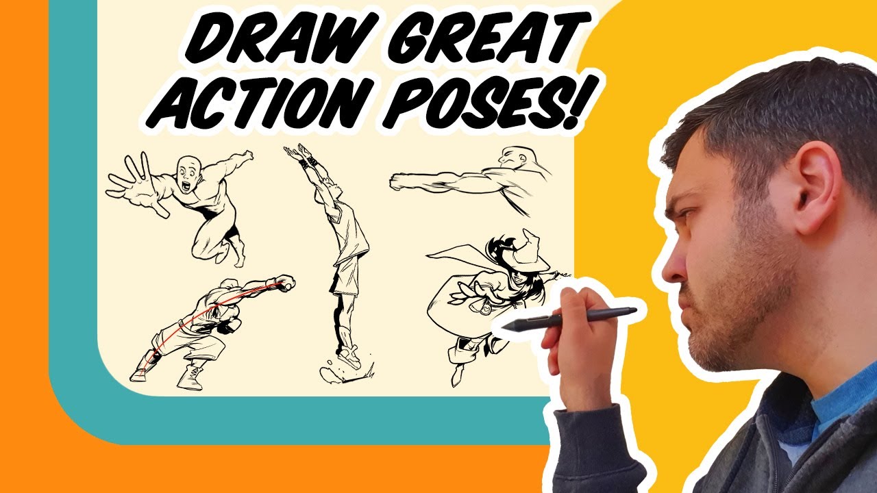 Enhance Your Action 2: Draw great Comic Book poses! - YouTube