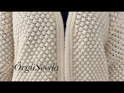 Nohut Modeli Kadın Hırka Ölçü Anlatımı