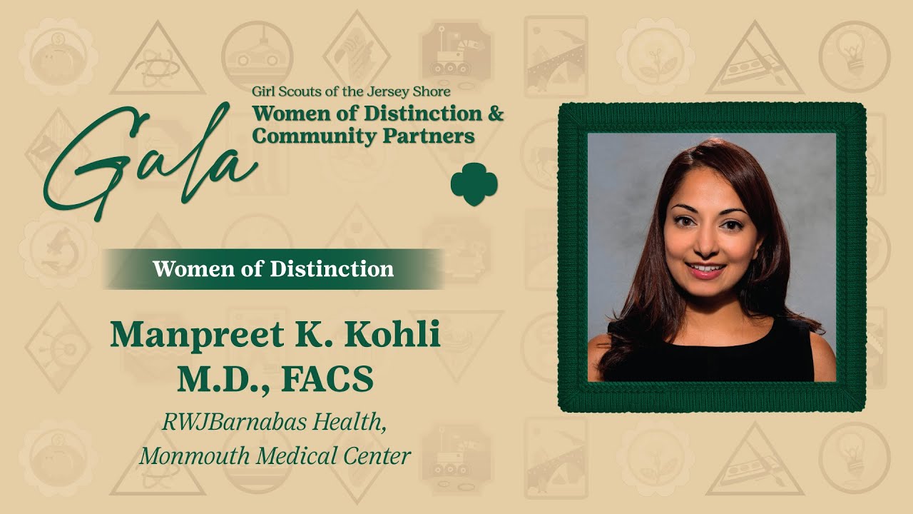 Manpreet K. Kohli M.D., FACS | Woman of Distinction 2023 - YouTube