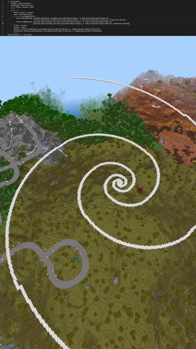 Epic Fibonacci Spiral in Minecraft! #MinecraftEducation #STEM - YouTube