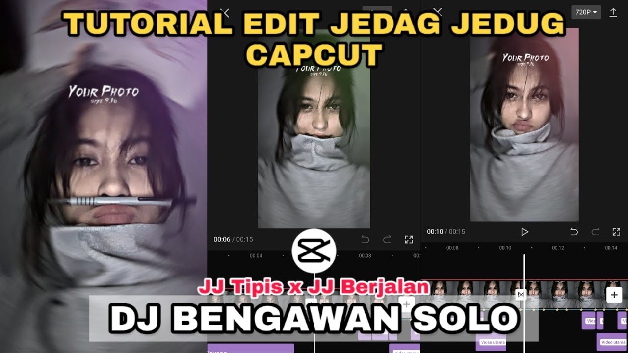 Tutorial Edit Jedag Jedug Capcut DJ BENGAWAN SOLO || JJ Tipis x Berjalan - YouTube