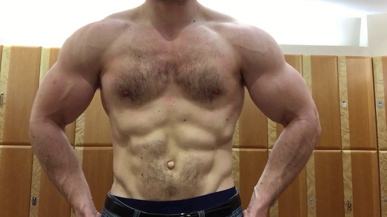 Post workout flexing - YouTube