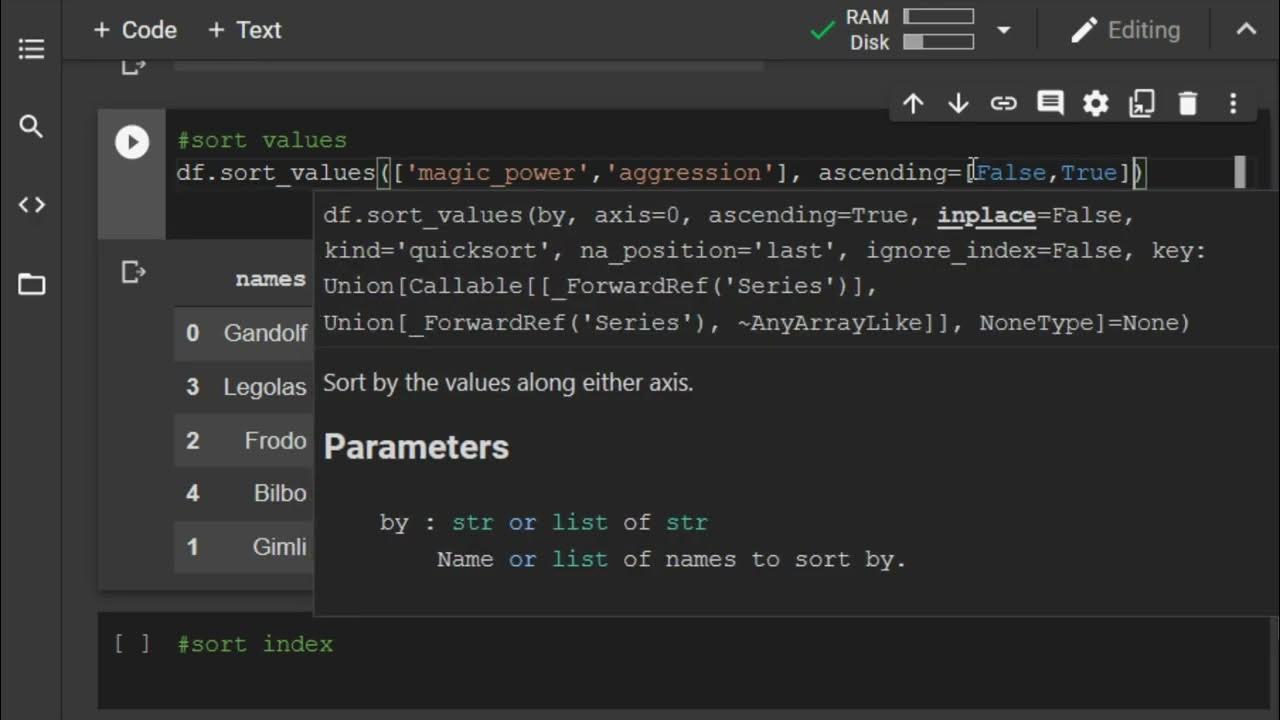 Pandas 10: Ranking and sorting - YouTube