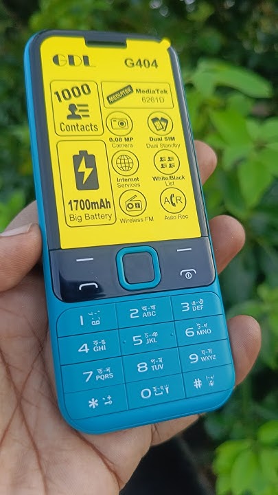 Gdl G404 #featurephone #barphone #newphone #mobile #batonphone #gdl - YouTube