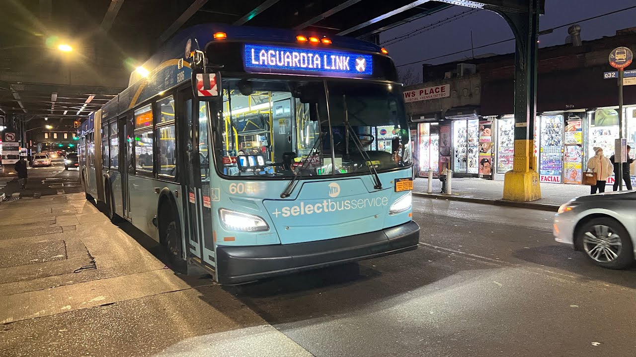 MTA On Board 2017 NF XD60 Articulated Xcelsior 6086 On The LGA Link mta-on-board-2017-nf-xd60-articulated-xcelsior-6086-on-the-lga-link