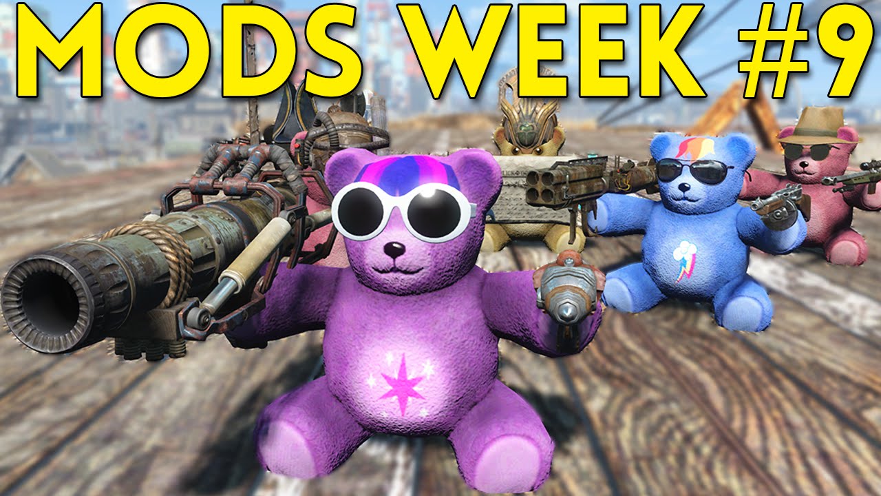 Fallout 4 Top 5 Mods Week #9 - New Assault Rifle, Killer Bears ...