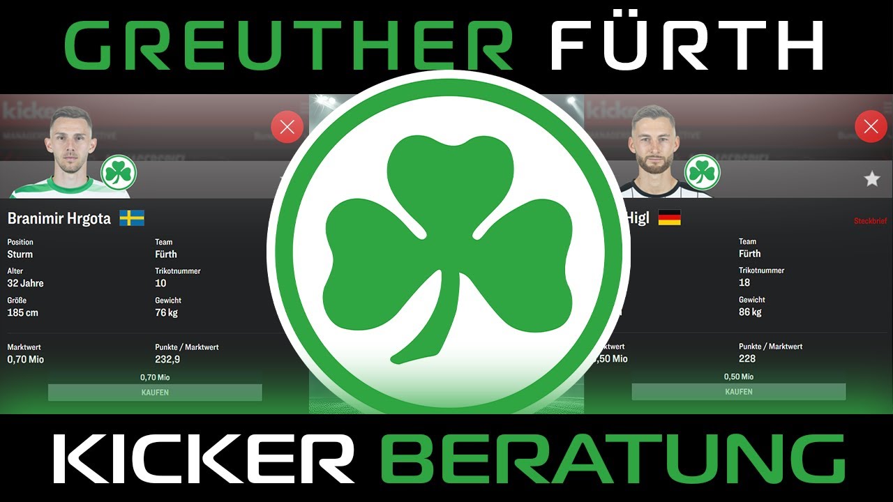 Greuther Fürth Kicker Manager Analyse #greutherfürth #kickermanager ...