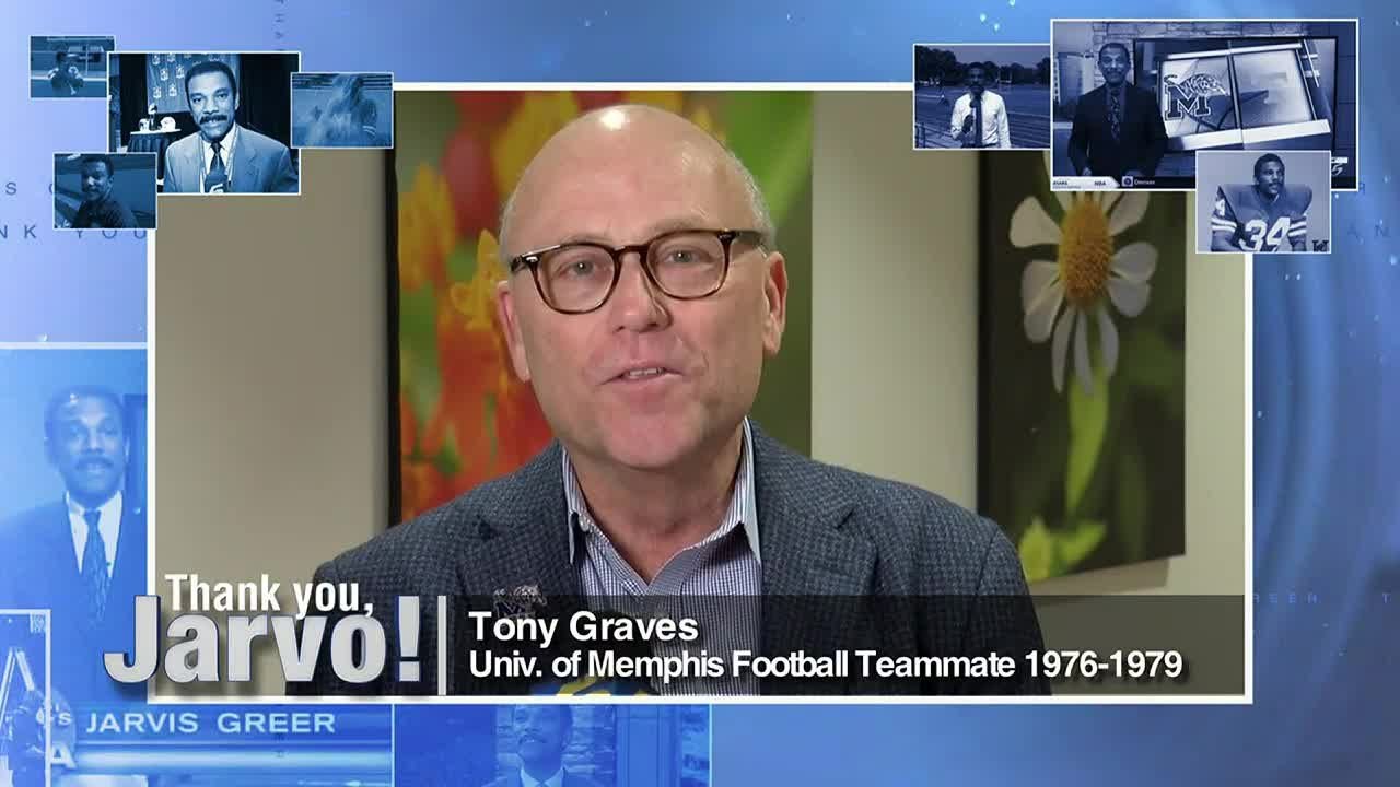 Univ. of Memphis Football Teammate 1976-1979 Tony Graves wishes Jarvis ...