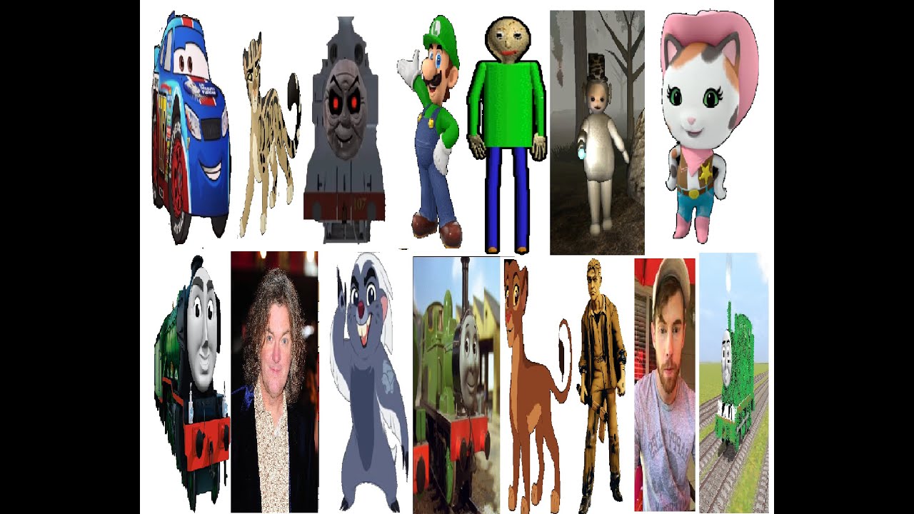 All Jesse The Red Tank Engine 95 favorite characters sings I'm blue (DA ...