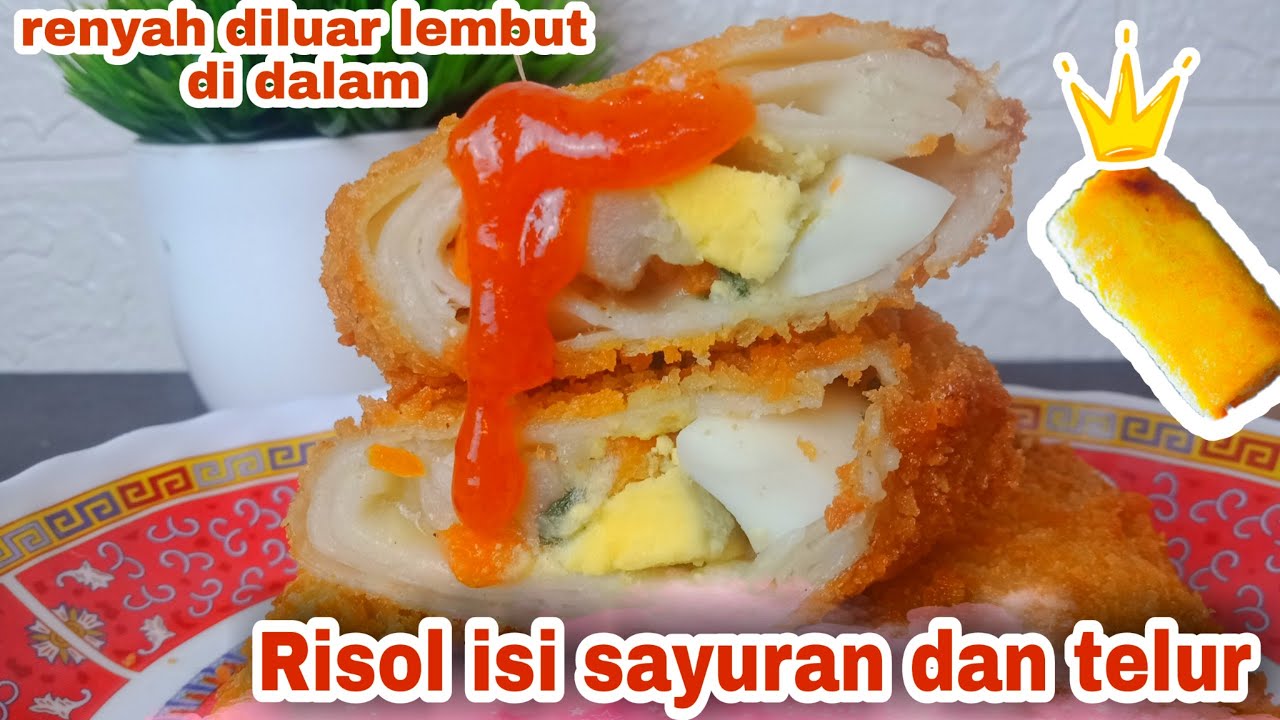 Bikin nagih. Resep risol isi sayuran dan telur. Cara membuat risol ...