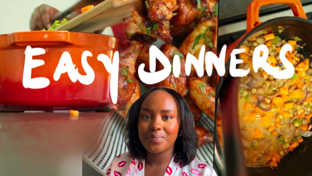 Quick easy dinners I made this week - YouTube