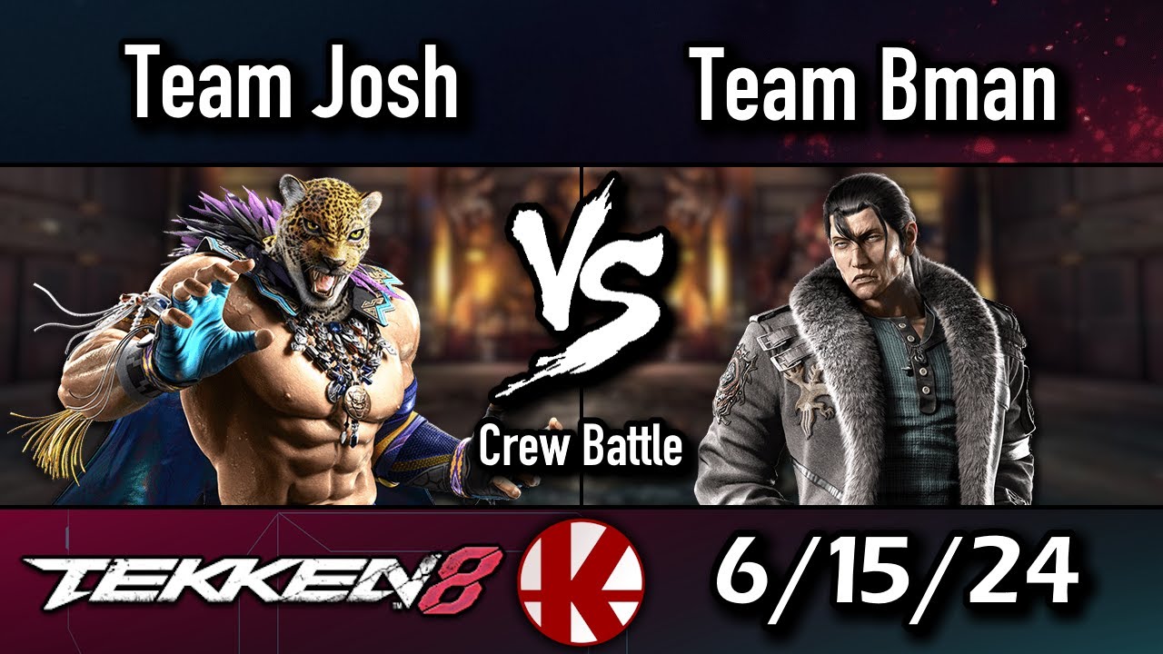 Team Josh vs. Team Bman - Tekken 8 Crew Battle - YouTube