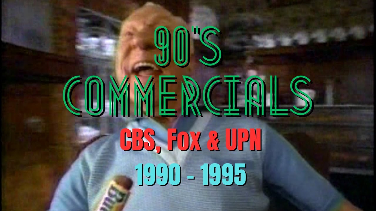 90's Commercials: CBS, FOX & UPN (1990 - 1995) - YouTube