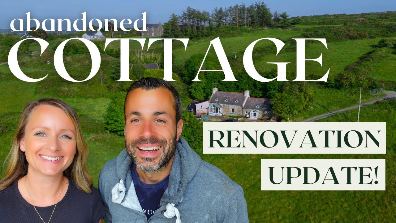 Off grid cottage renovation | restoring our stone farmhouse DIY Ireland ...