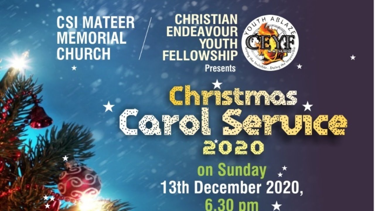Christmas Carol Service 2020 - YouTube