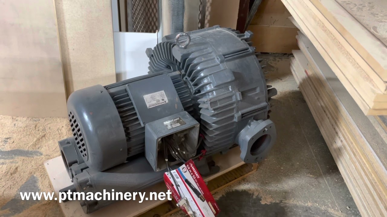 30HP MultiCam Republic regen vacuum pump for cnc router flat table ...