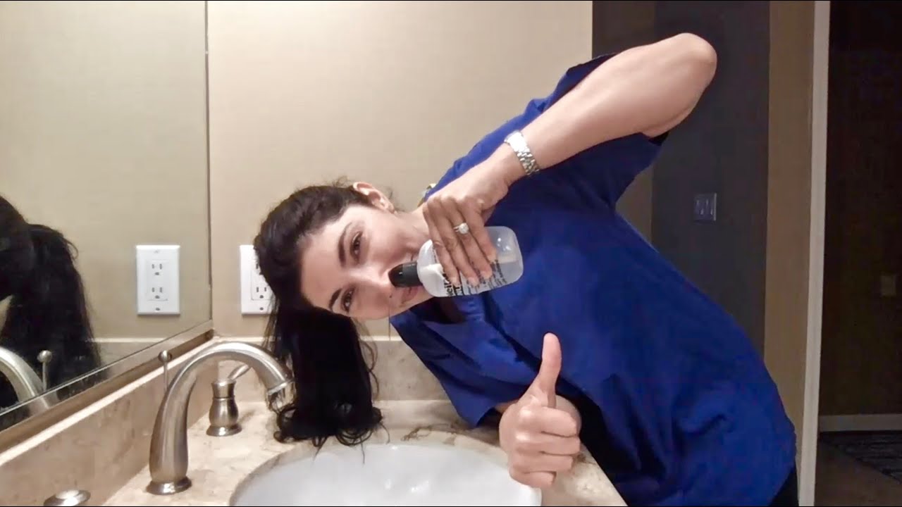 How to Rinse your Nose and Sinuses - YouTube