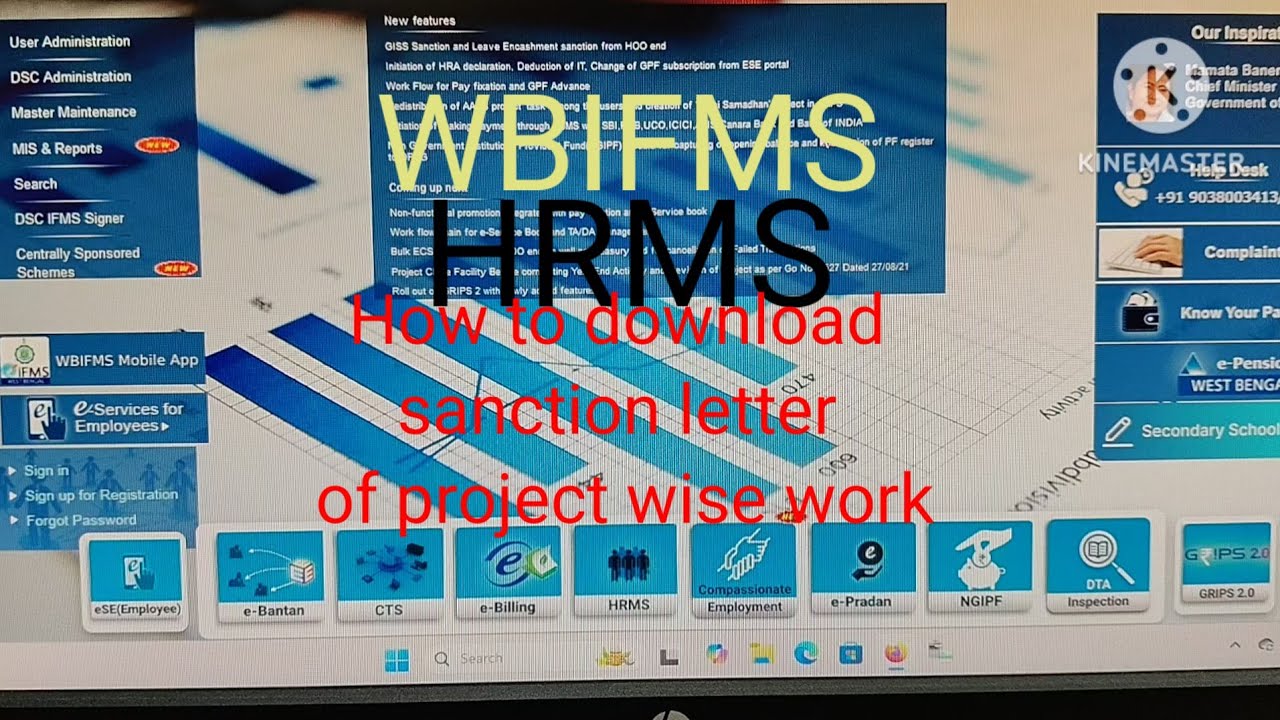 How to download departmental sanction letter of project wise work ...