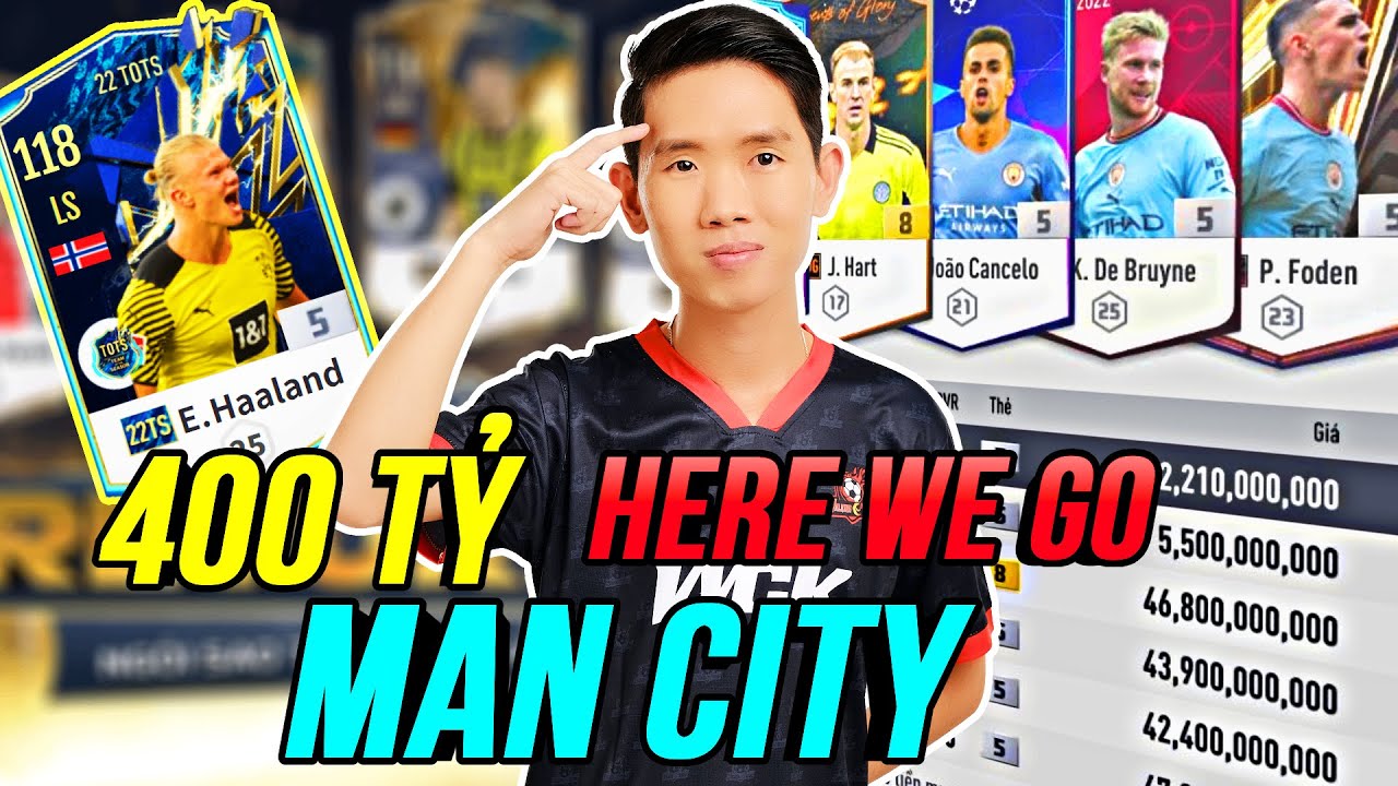 THÀNH HOÀ | BUILD TEAM MANCHESTER CITY 400 TỶ BP MÊ KHỎI CHÊ LUÔN ...