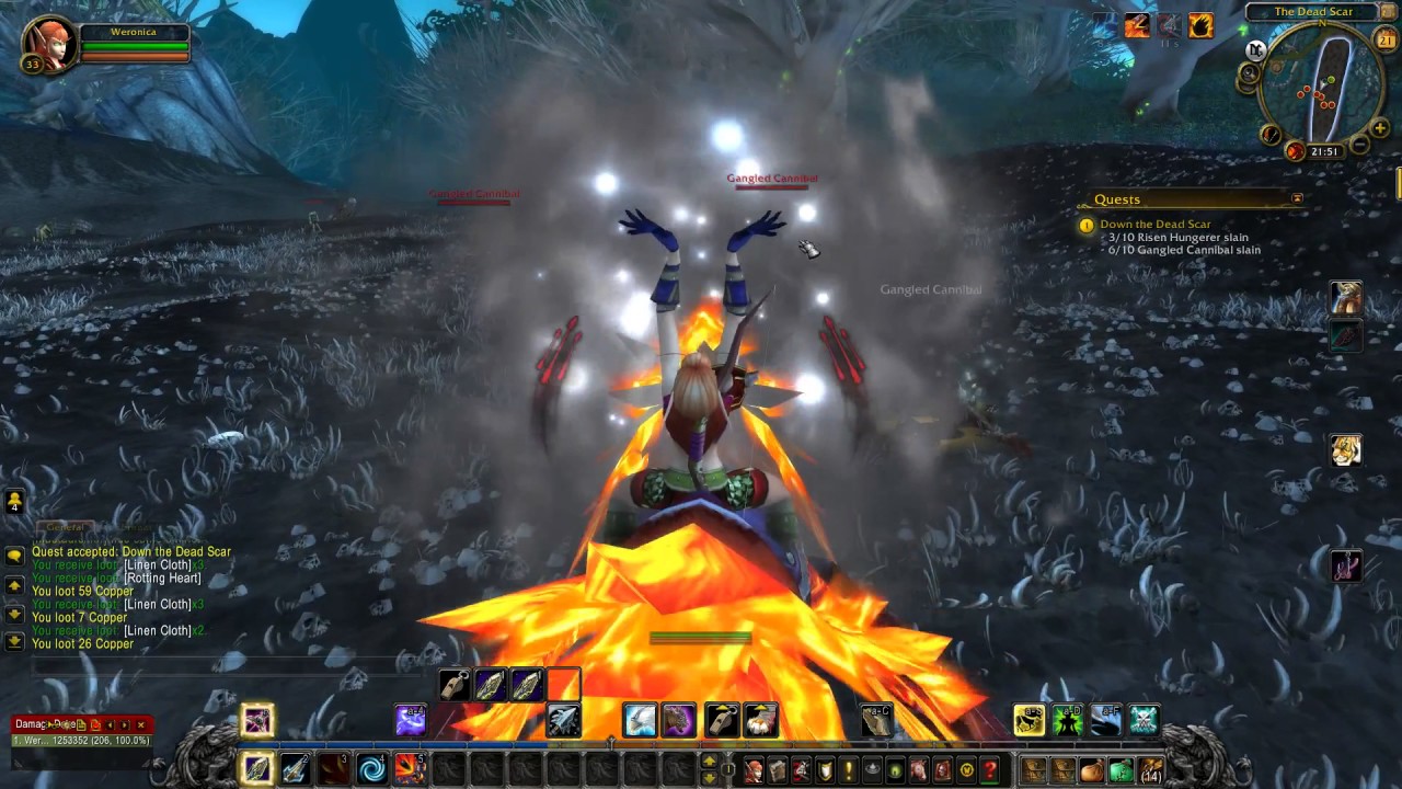 World Of Warcraft Quest Info: Down the Dead Scar - YouTube