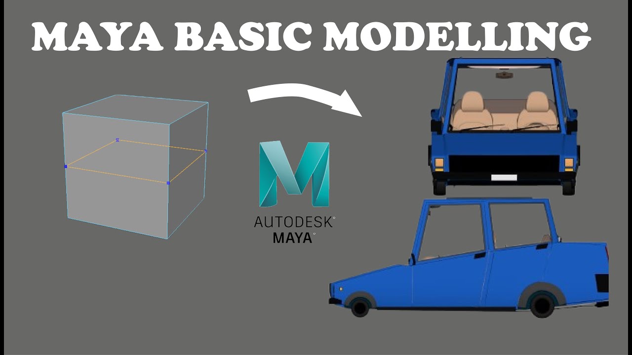 Low poly Car Modelling | Car Modelling | Maya Tutorials | 01 - YouTube