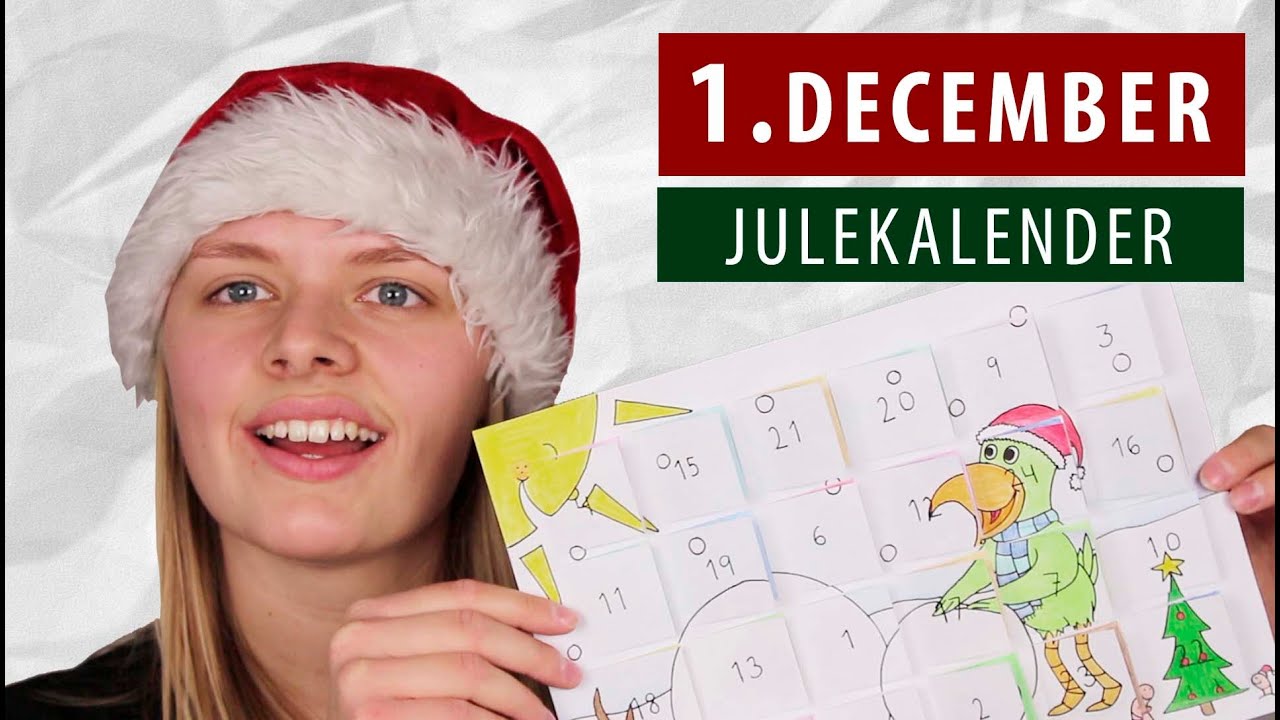 Lav selv JULEKALENDER - DIY | 1. December - YouTube