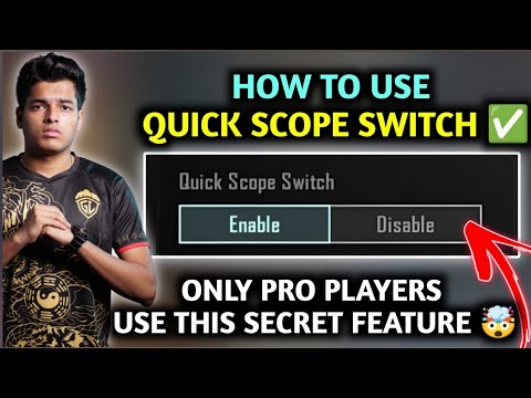 HOW TO USE QUICK SCOPE SWITCH HOW RO ENABLE QUICK SCOPE SWITCH OPTION ...