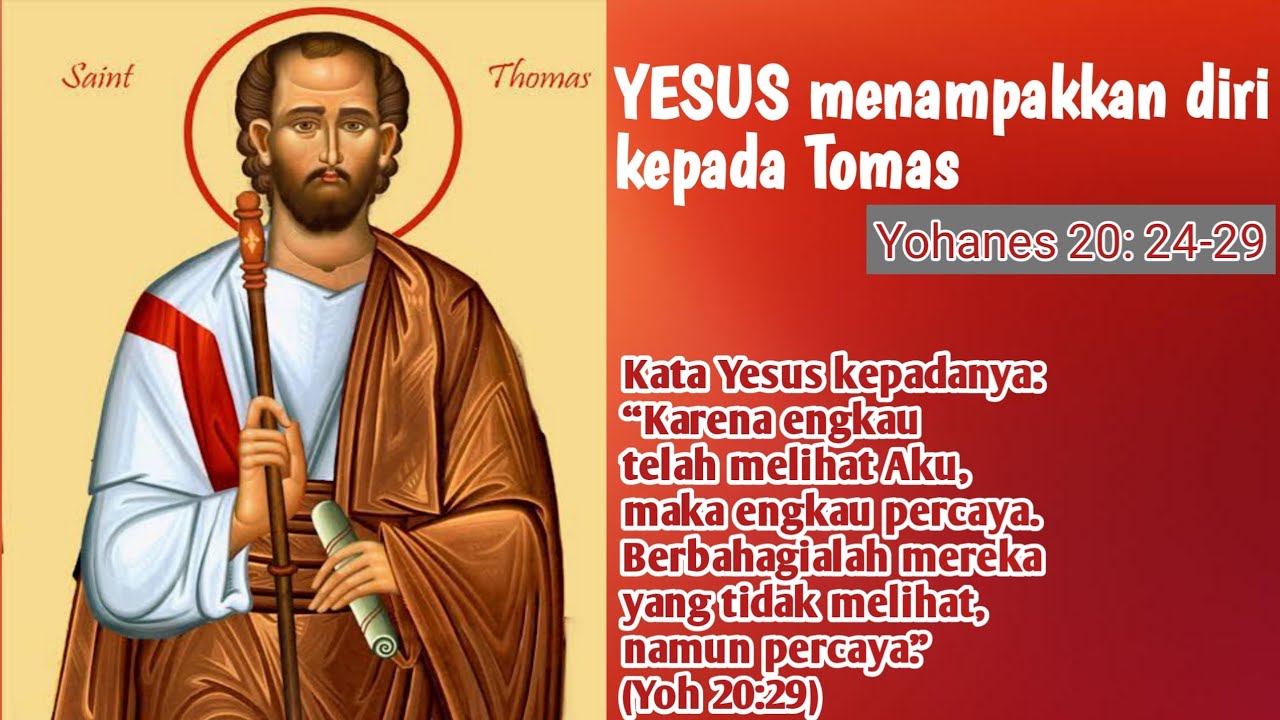 Yesus menampakkan diri kepada Tomas - YouTube