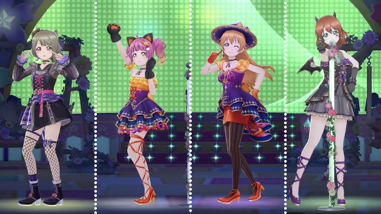 【SIFAS MV】Sing & Smile!! - QU4RTZ | Various Costumes - YouTube