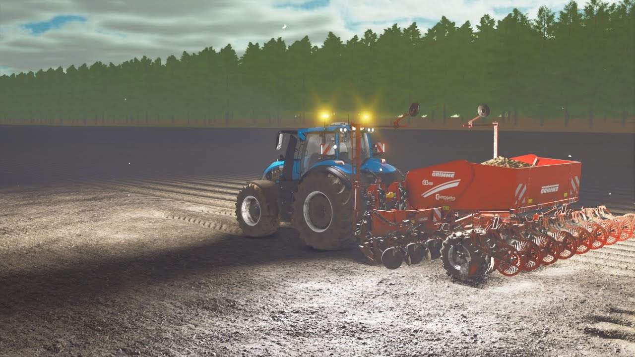 PLANTING POTATOES OR CORN HARVESTING PAPENBUGER FARM FS25 - YouTube