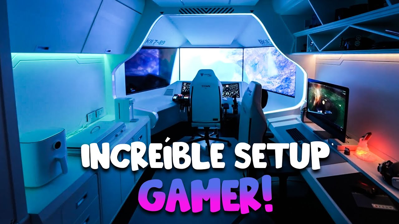 El mejor cuarto Gamer Futurista del mundo #shorts - YouTube