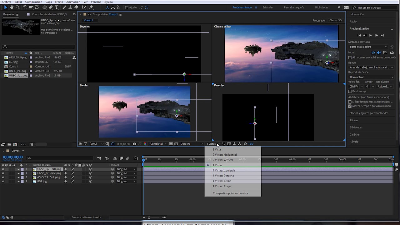 Tema 7 Entornos 3D en After Effects - YouTube