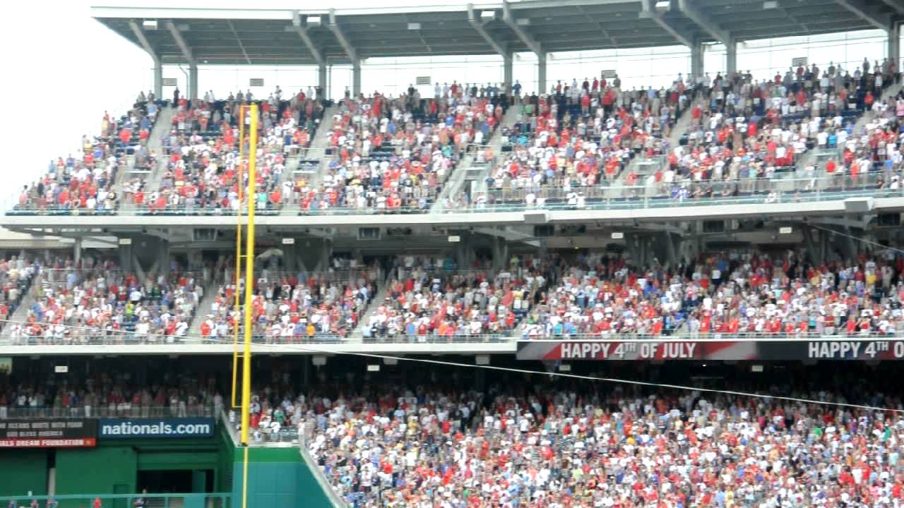 7th Inning Stretch - God Bless America song - YouTube