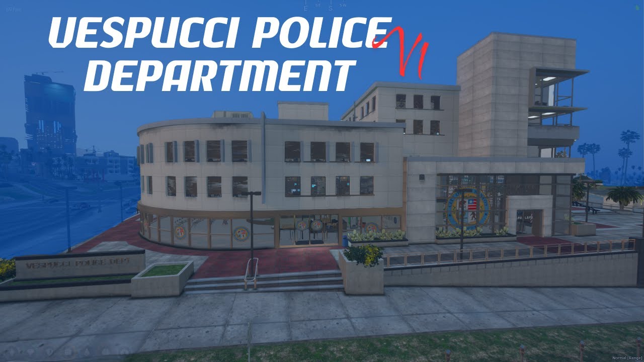 Vespucci Police Department V1 | FiveM Police Station MLO | FiveM PD MLO ...