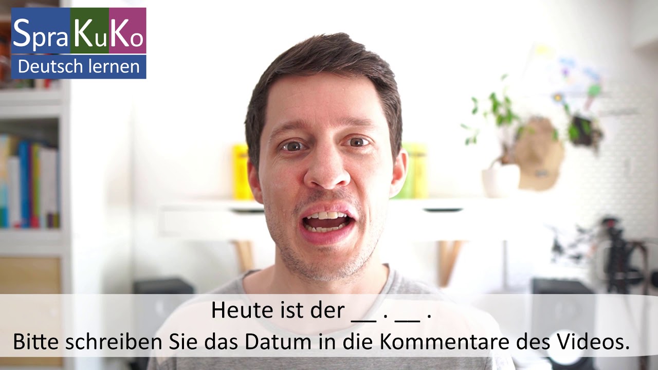 Einheit 5 | Das Datum schreiben 2 | A1 - YouTube
