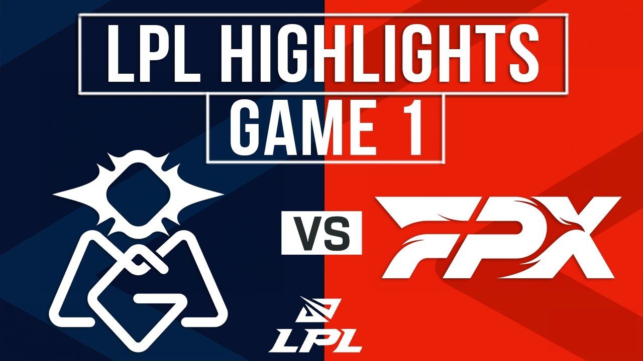 OMG vs FPX Highlights Game 1 | LPL 2024 Spring | Oh My God vs FunPlus Phoenix - YouTube