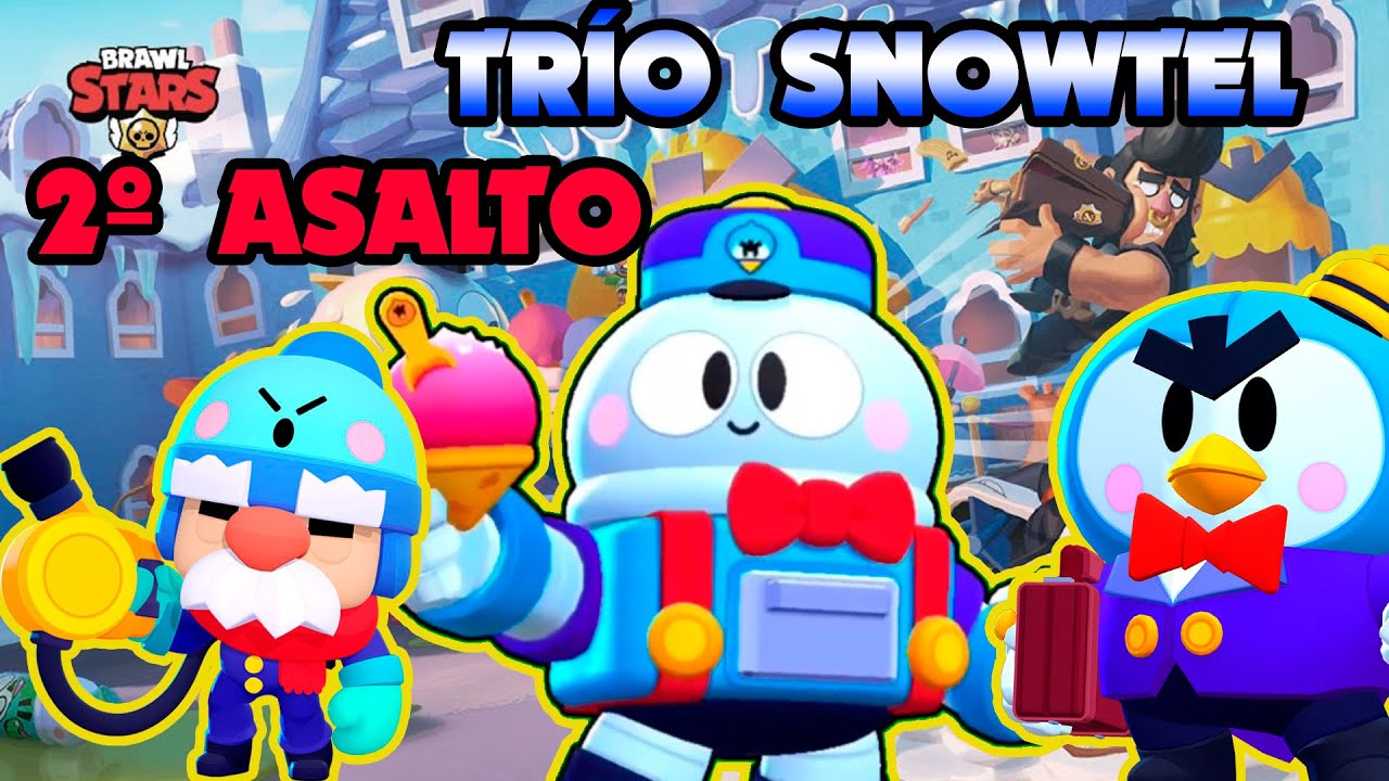 BRAWL STARS -TRIO SNOWTEL SUBIENDO COPAS - YouTube