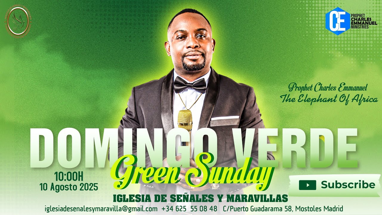 Green Sunday - Prophet Charles Emmanuel - YouTube