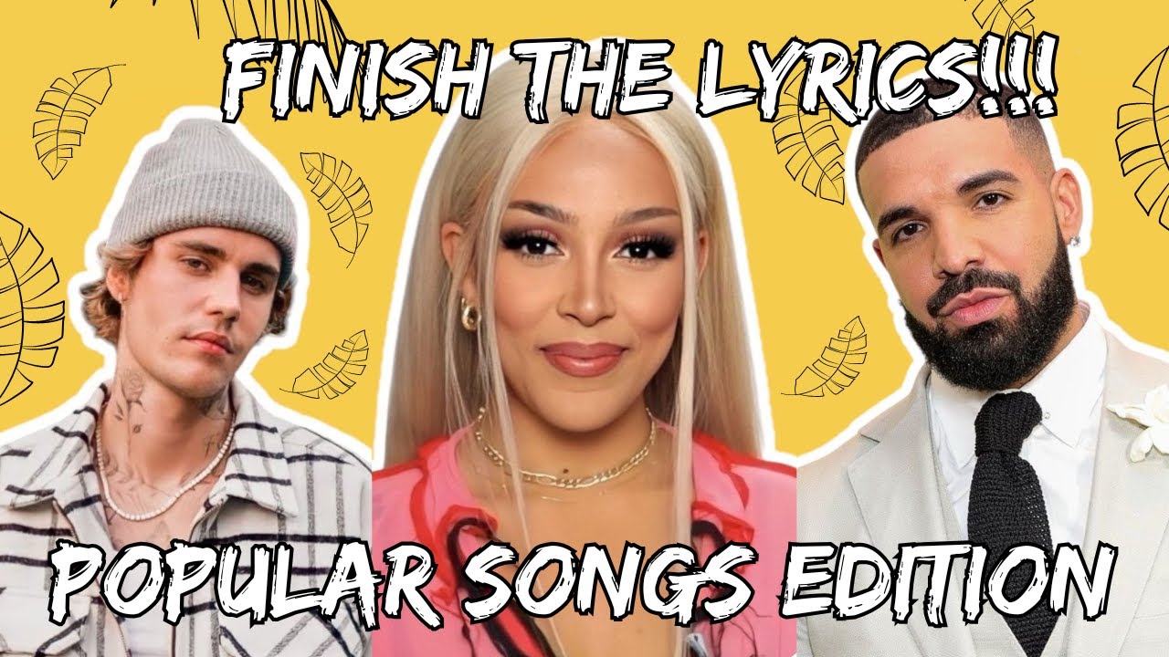 Finish the Lyrics TikTok’s Most Viral Songs | Beyoncé Justin Bieber ...