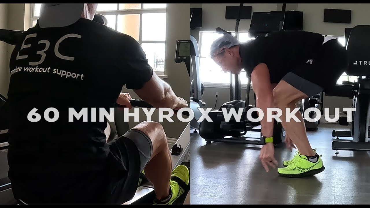 HYROX Sim Workout | 5k runs, 6 stations - YouTube