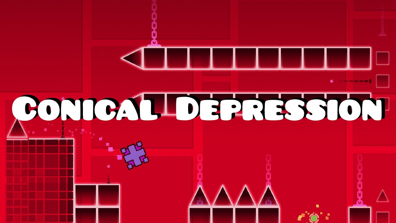 Geometry Dash - Conical Depression - KrmaL - YouTube