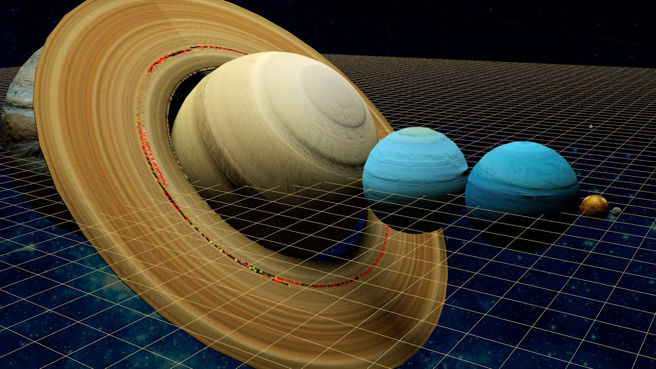 The distance between the Earth and the Moon Planets between the Earth ...