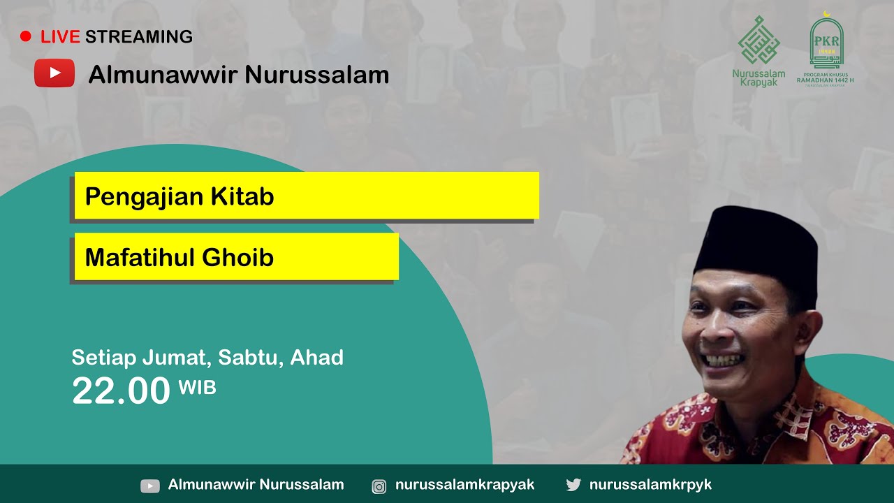 Ngaji Kitab Mafatihul Ghoib Oleh Dr. Phil. Sahiron Syamsuddin || PKR ...