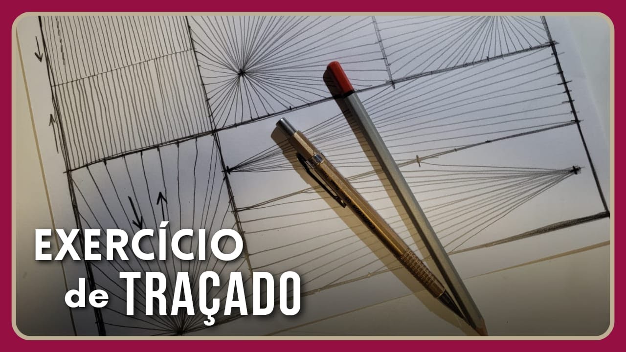Exercício Traçado: Como aprimorar o traçado na perspectiva - YouTube