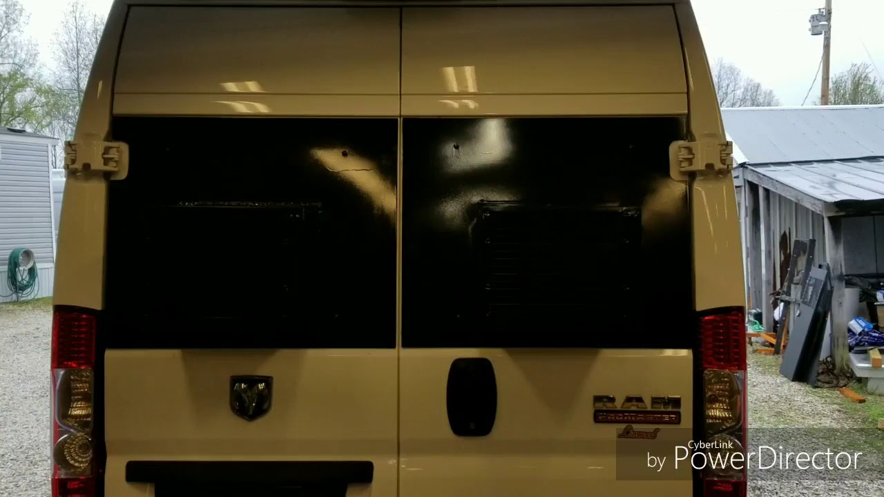 Promaster Window A/C Install X2 E24 - YouTube